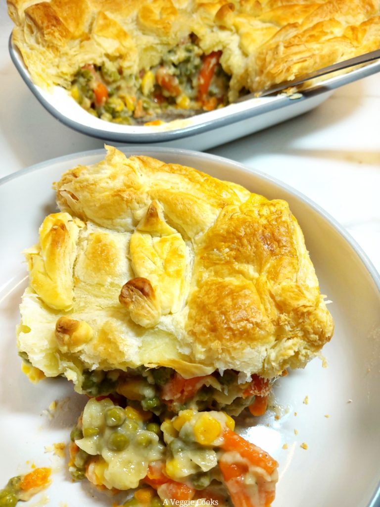 Vegan Vegetable Pie - A Veggie Cooks