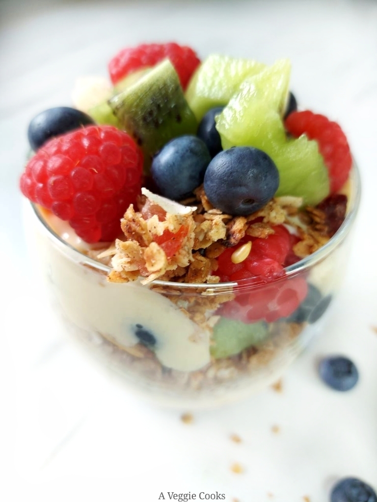 Vegan Granola Parfait - A Veggie Cooks