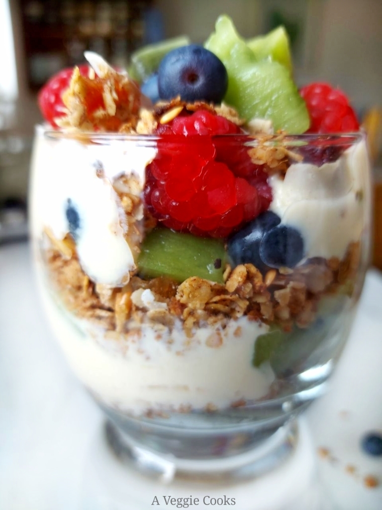 Vegan Granola Parfait - A Veggie Cooks